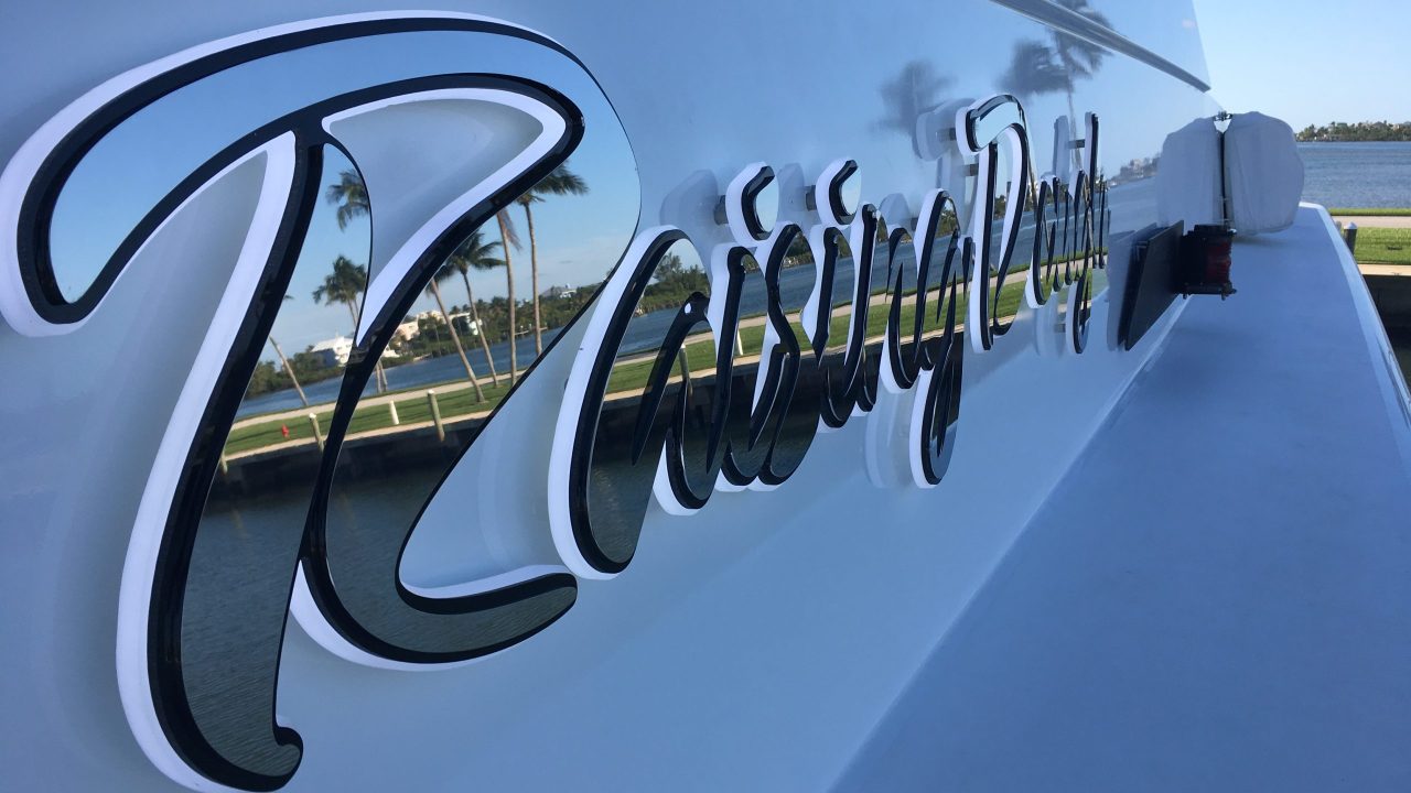 Yacht Lettering - Luxury Signs For Yachts